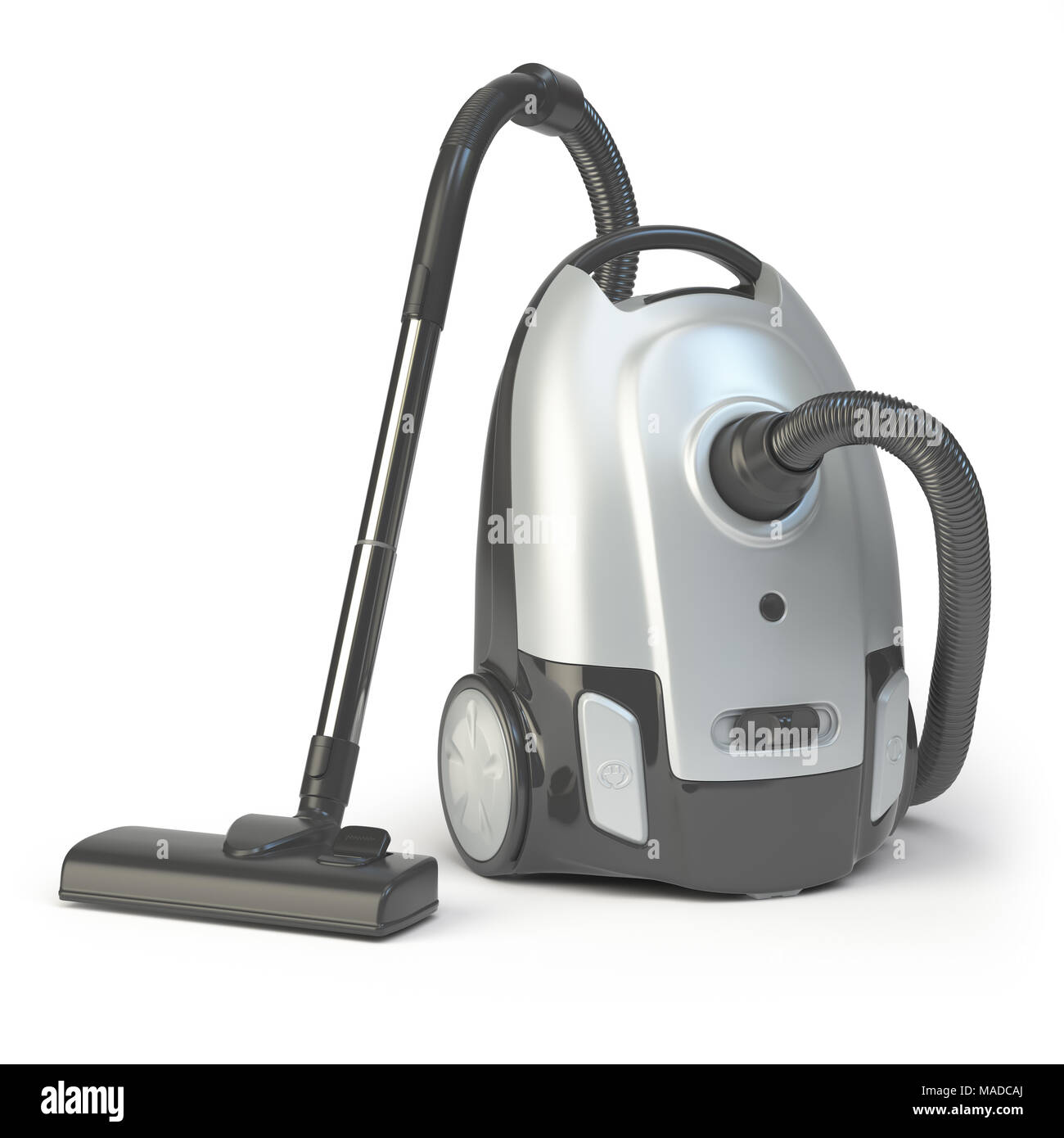 Vacuum cleaner isolated on white background. 3d illustration Stock ...