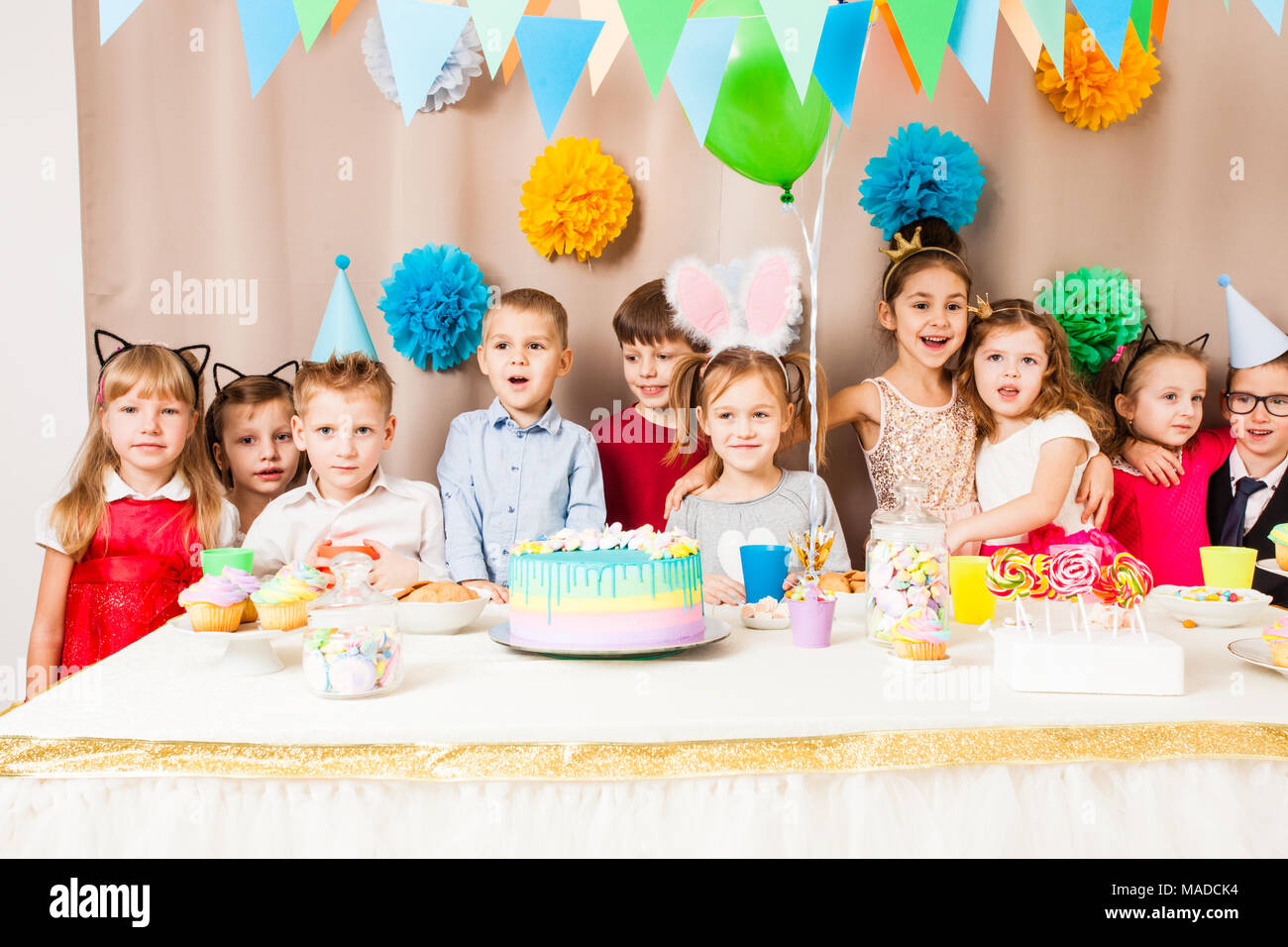 Happy birthday party Stock Photo - Alamy