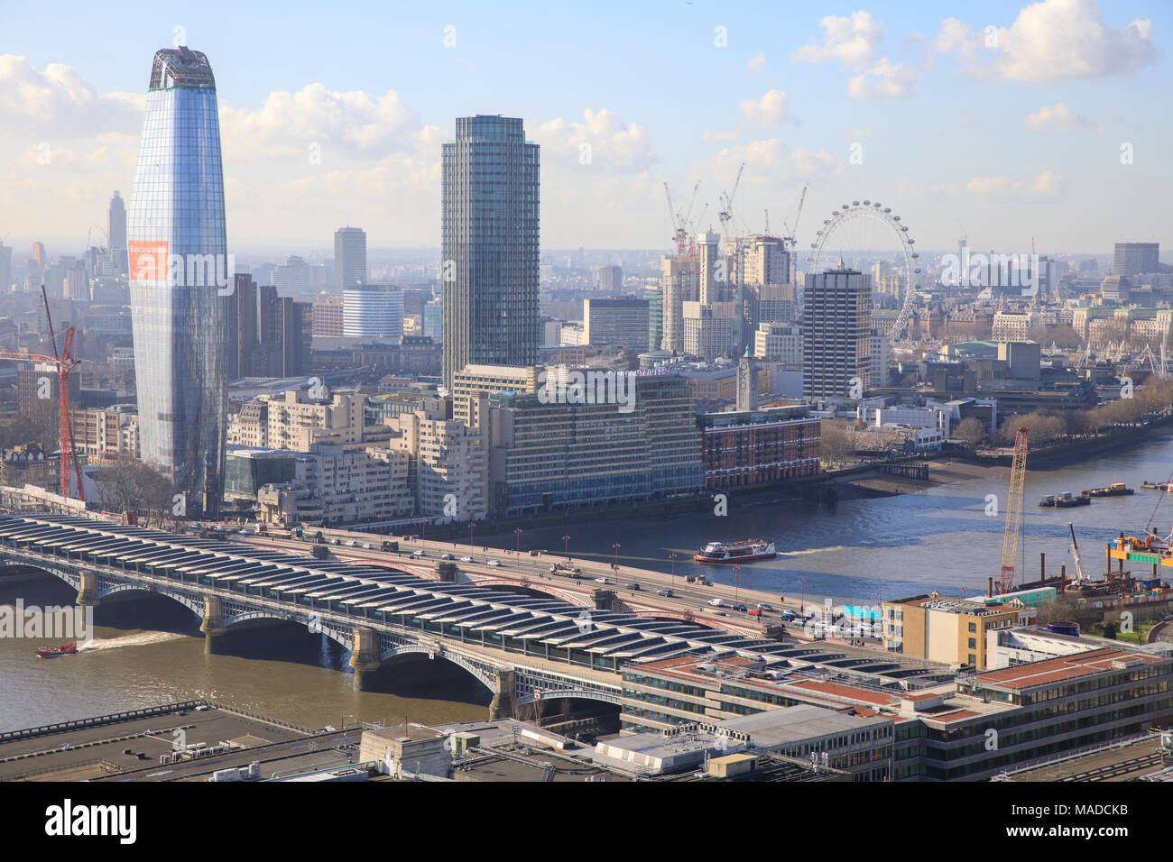 One Blackfrairs and surrounding building, as seen from St. Paul's ...
