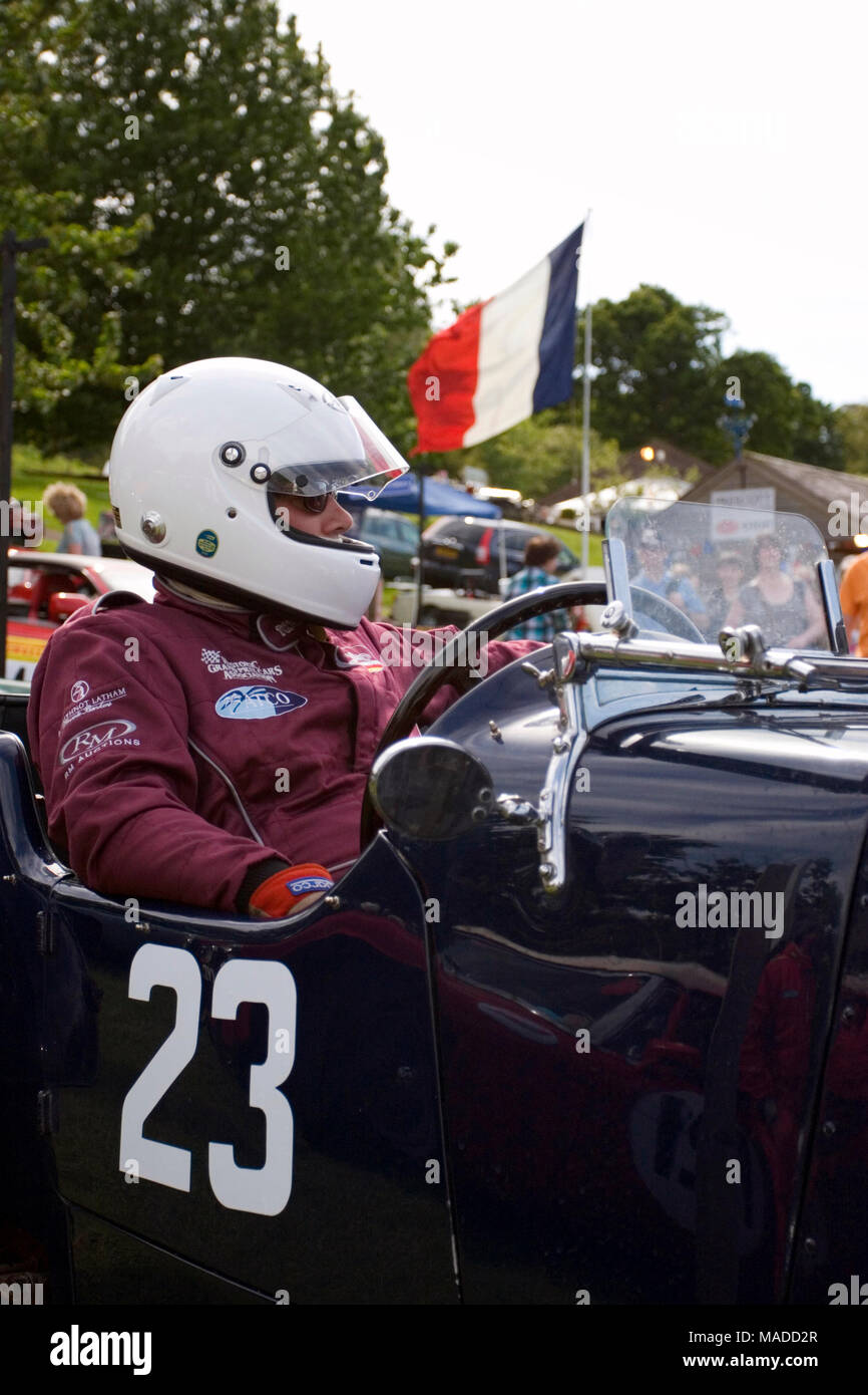 Vintage race car helmet hi-res stock photography and images - Alamy