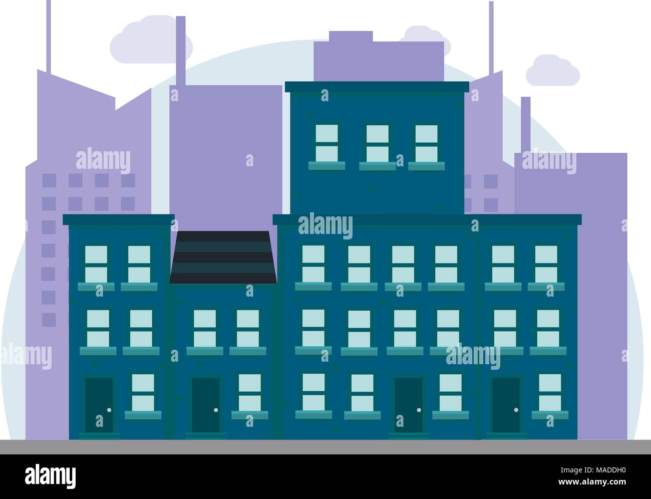 Historic house renovation Stock Vector Images - Alamy