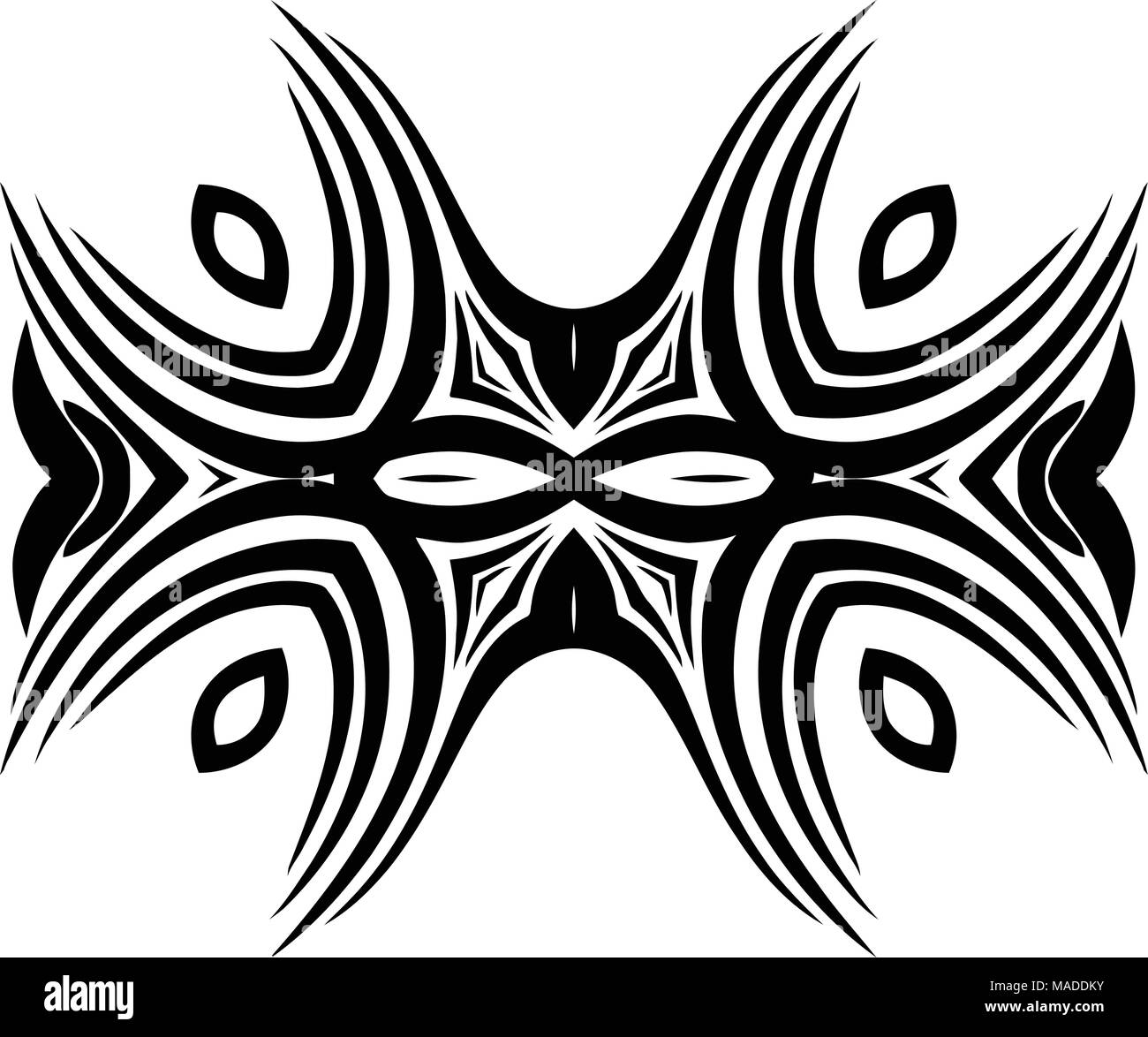 black and white graphic motif design Stock Vector Image & Art - Alamy