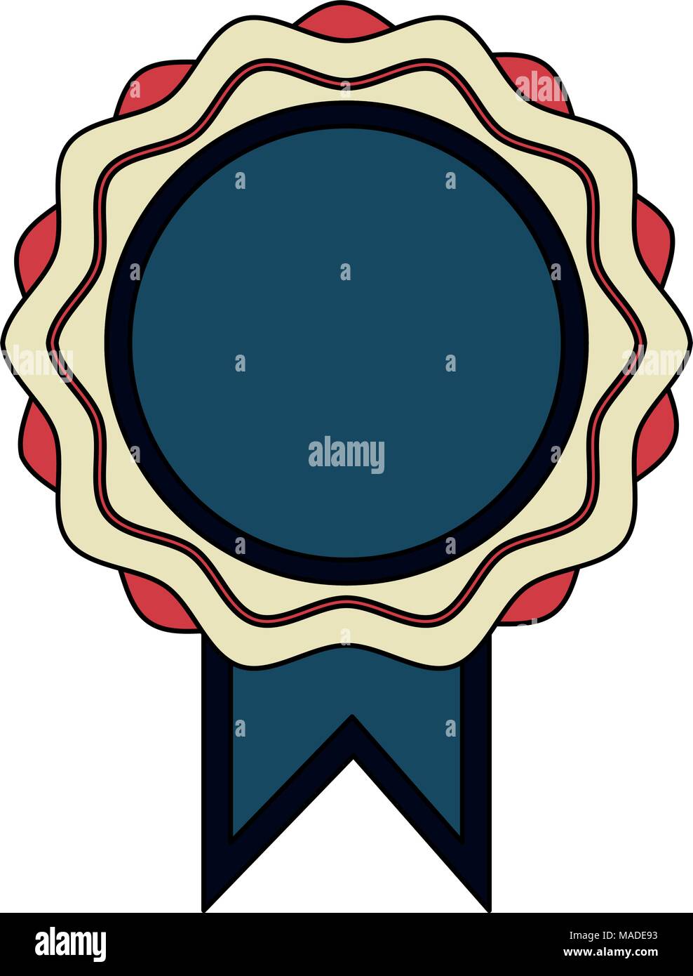 Award ribbon symbol Stock Vector Image & Art - Alamy