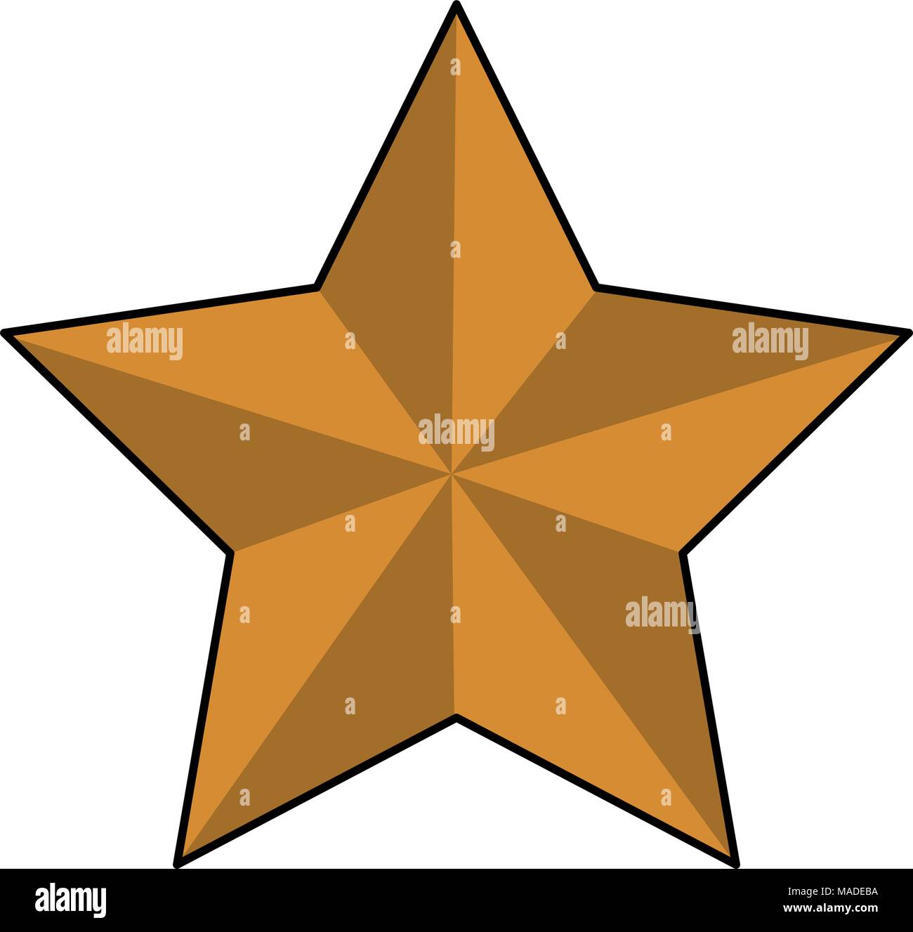 Star shape symbol Stock Vector Image & Art - Alamy