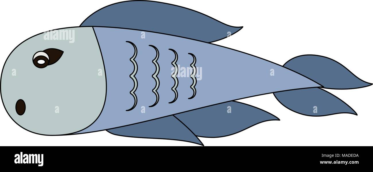 Fish seafood cartoon Stock Vector Image & Art - Alamy