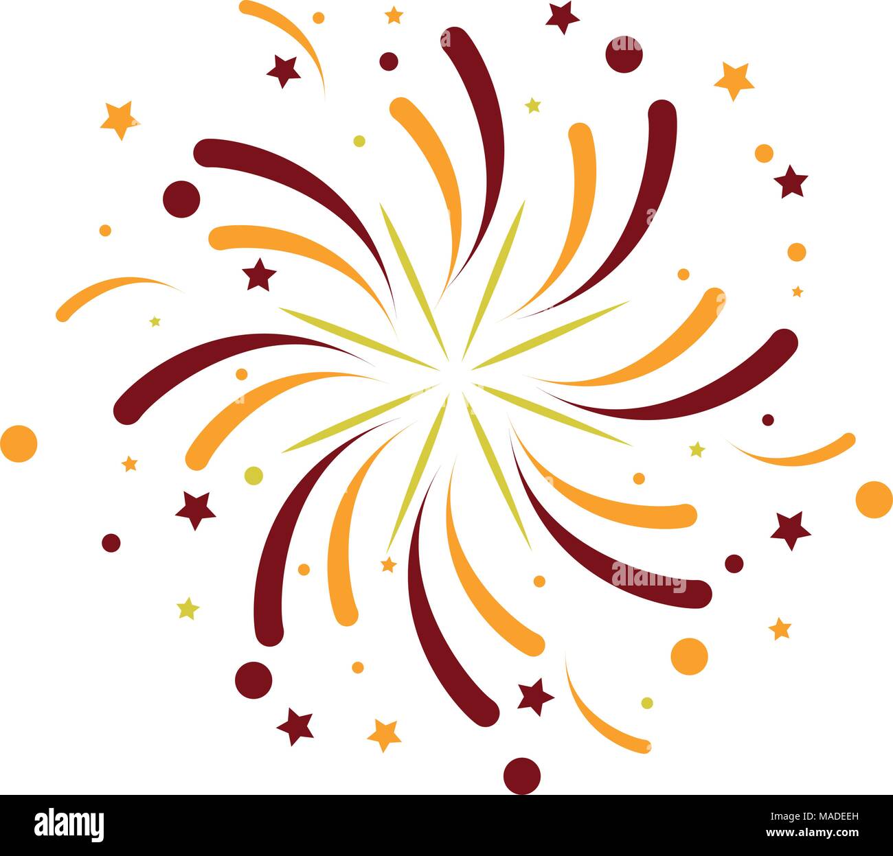 Fireworks exploding isolated Stock Vector Image & Art - Alamy
