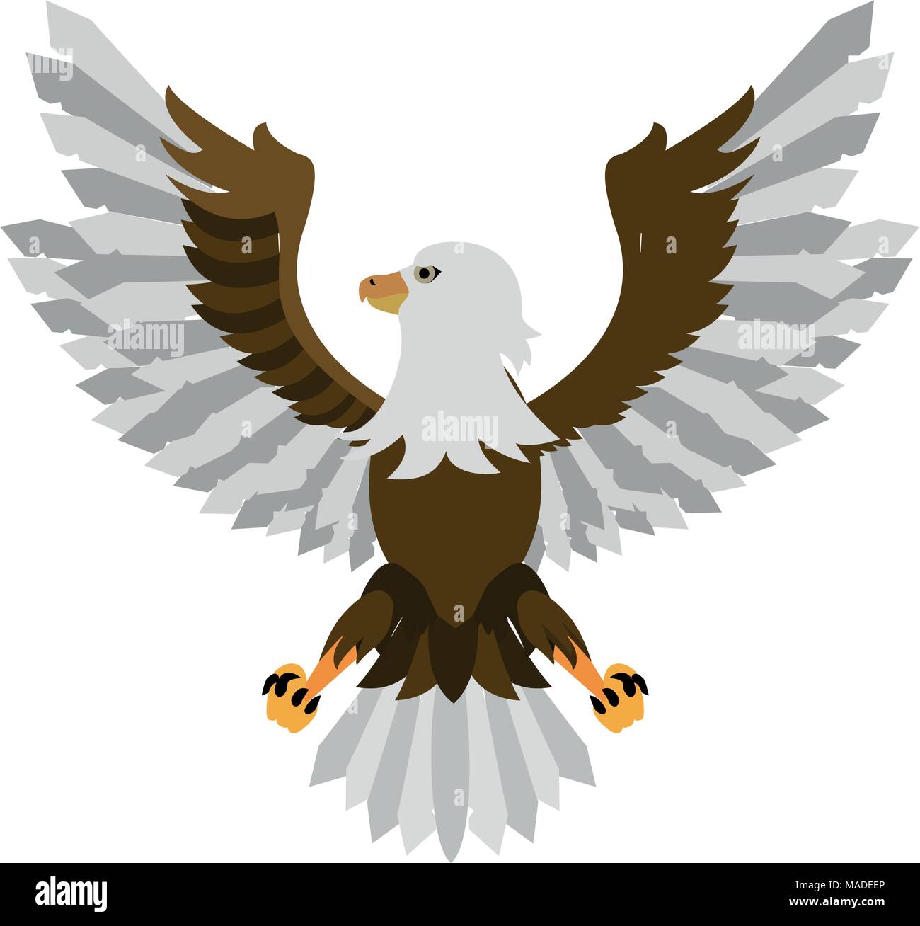 Eagle hawk symbol Stock Vector Image & Art - Alamy