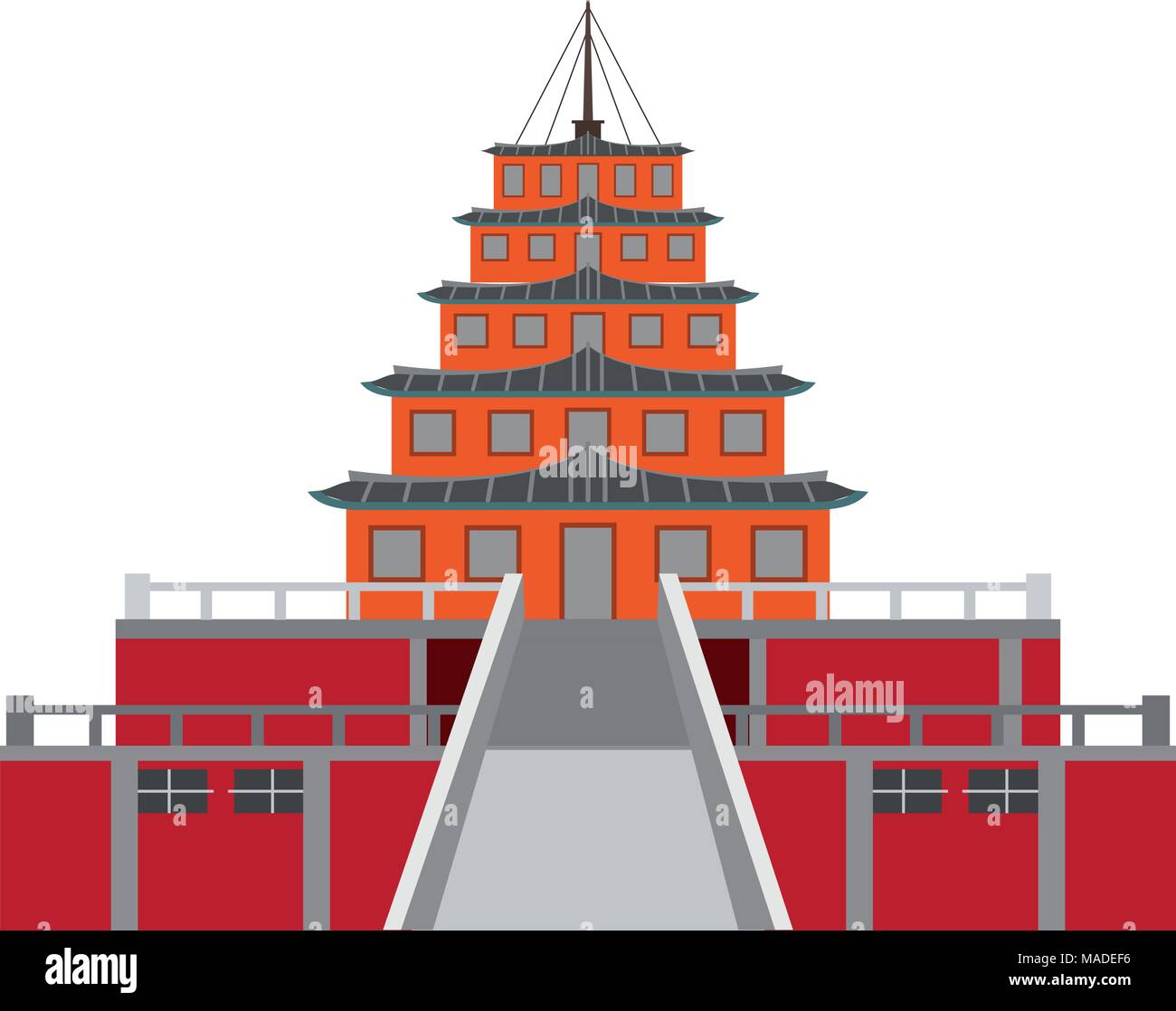 Asian palace symbol Stock Vector Image & Art - Alamy