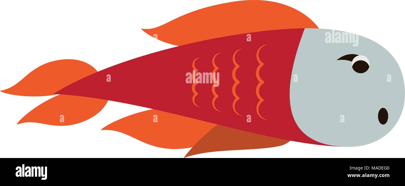 Fish seafood cartoon Stock Vector Image & Art - Alamy