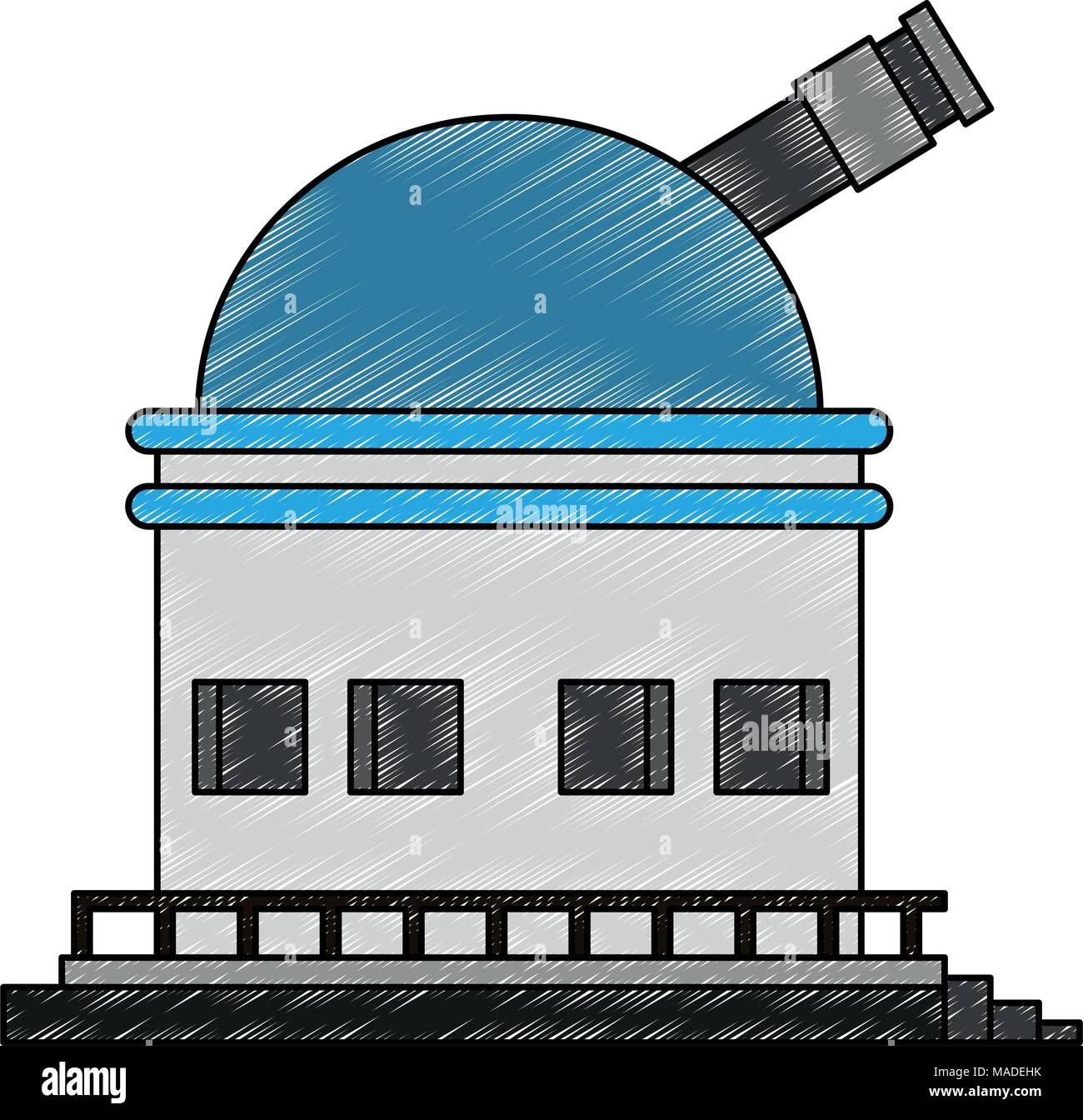 Draw telescope Stock Vector Images - Alamy