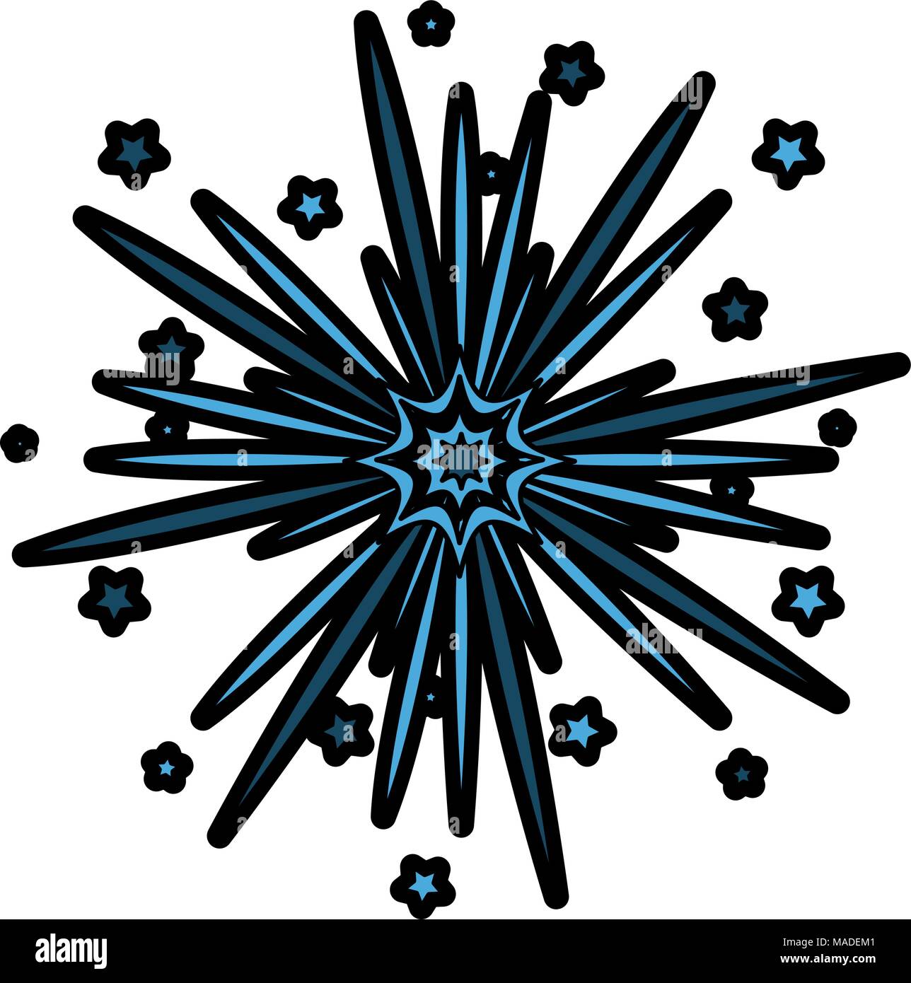 Fireworks exploding isolated Stock Vector Image & Art - Alamy