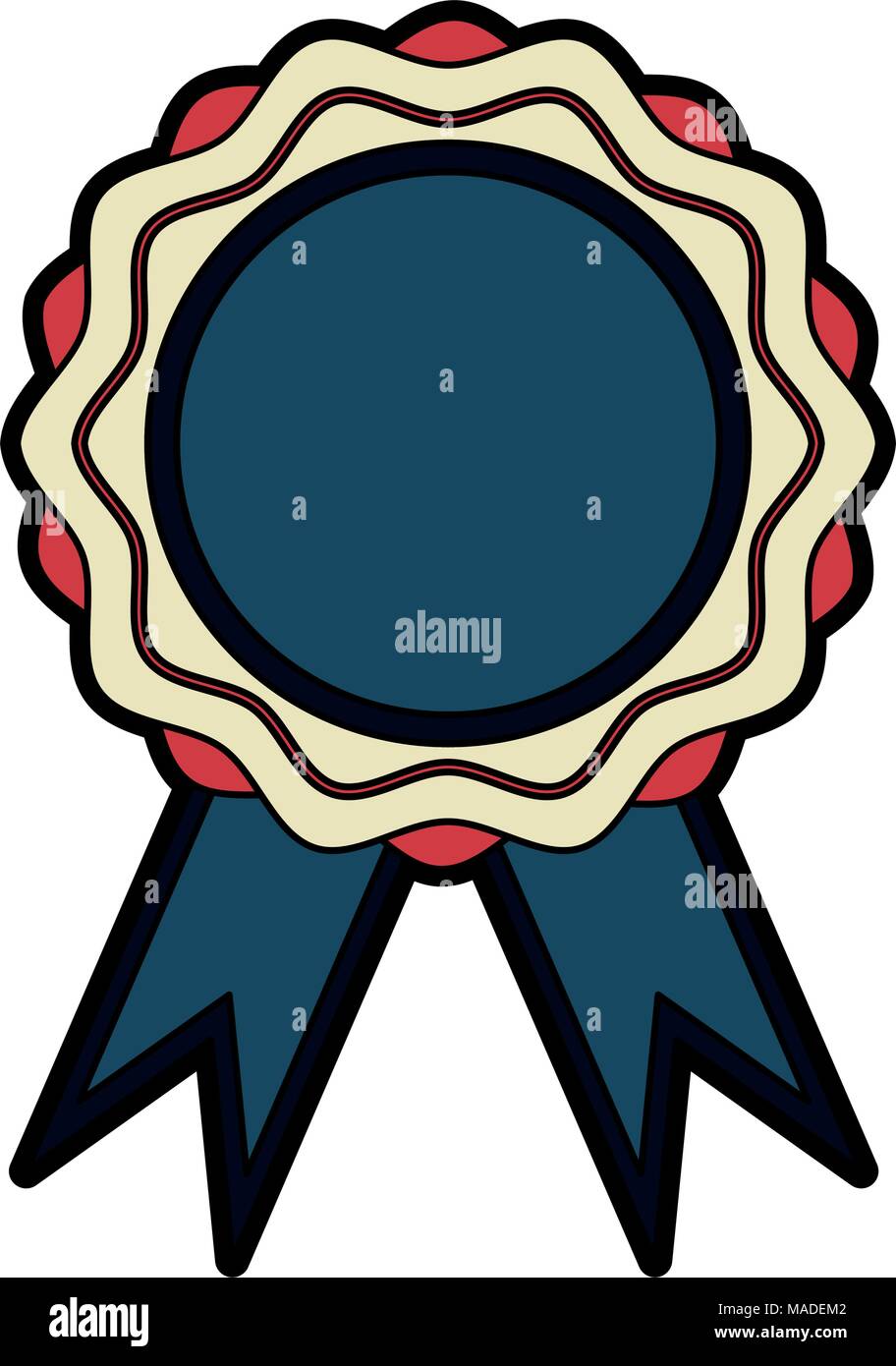 Award ribbon symbol Stock Vector Image & Art - Alamy