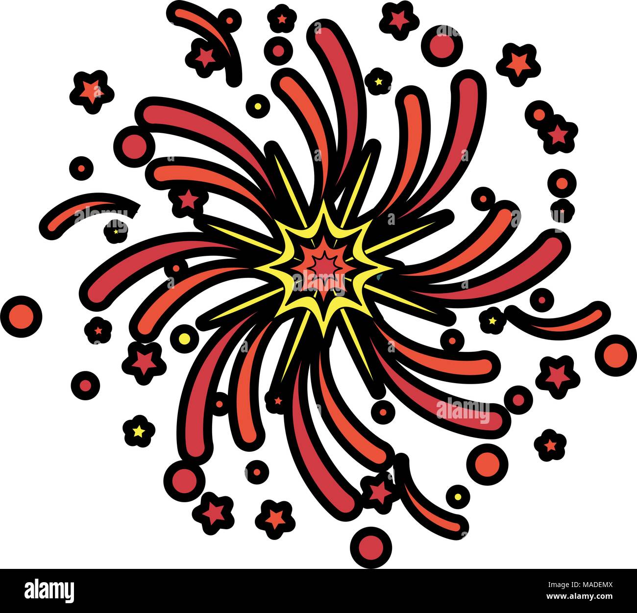 Fireworks exploding isolated Stock Vector Image & Art - Alamy Fireworks exploding isolated Stock Vector Image & Art - Alamy