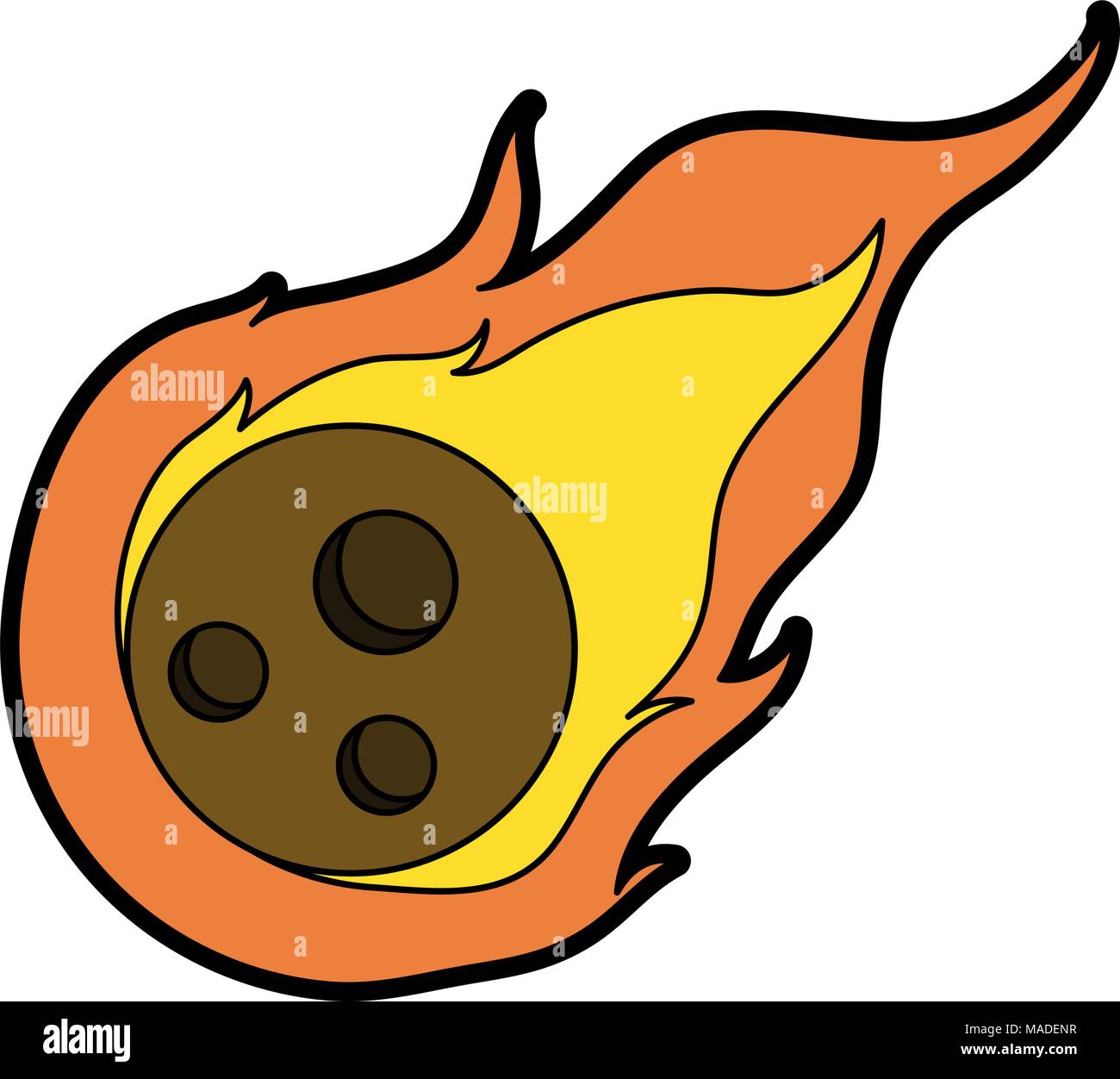 Space meteor symbol Stock Vector Image & Art - Alamy