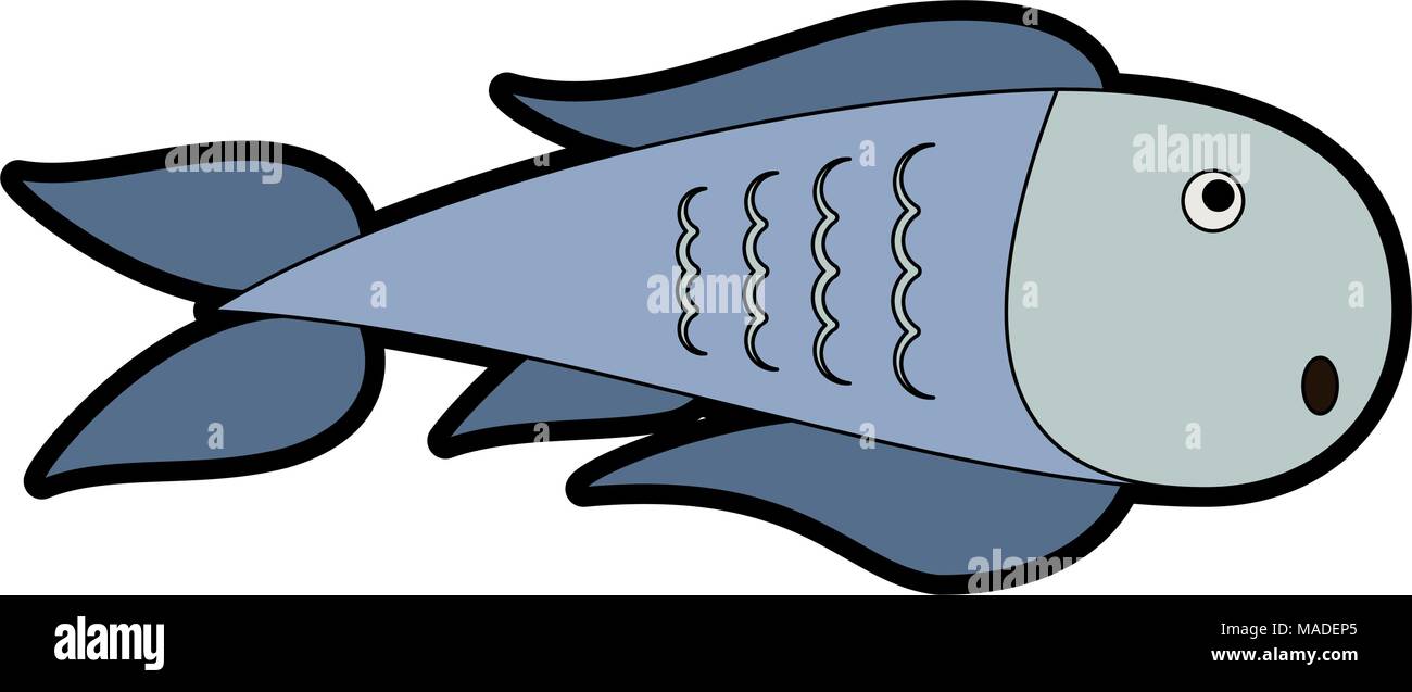 Fish seafood cartoon Stock Vector Image & Art - Alamy