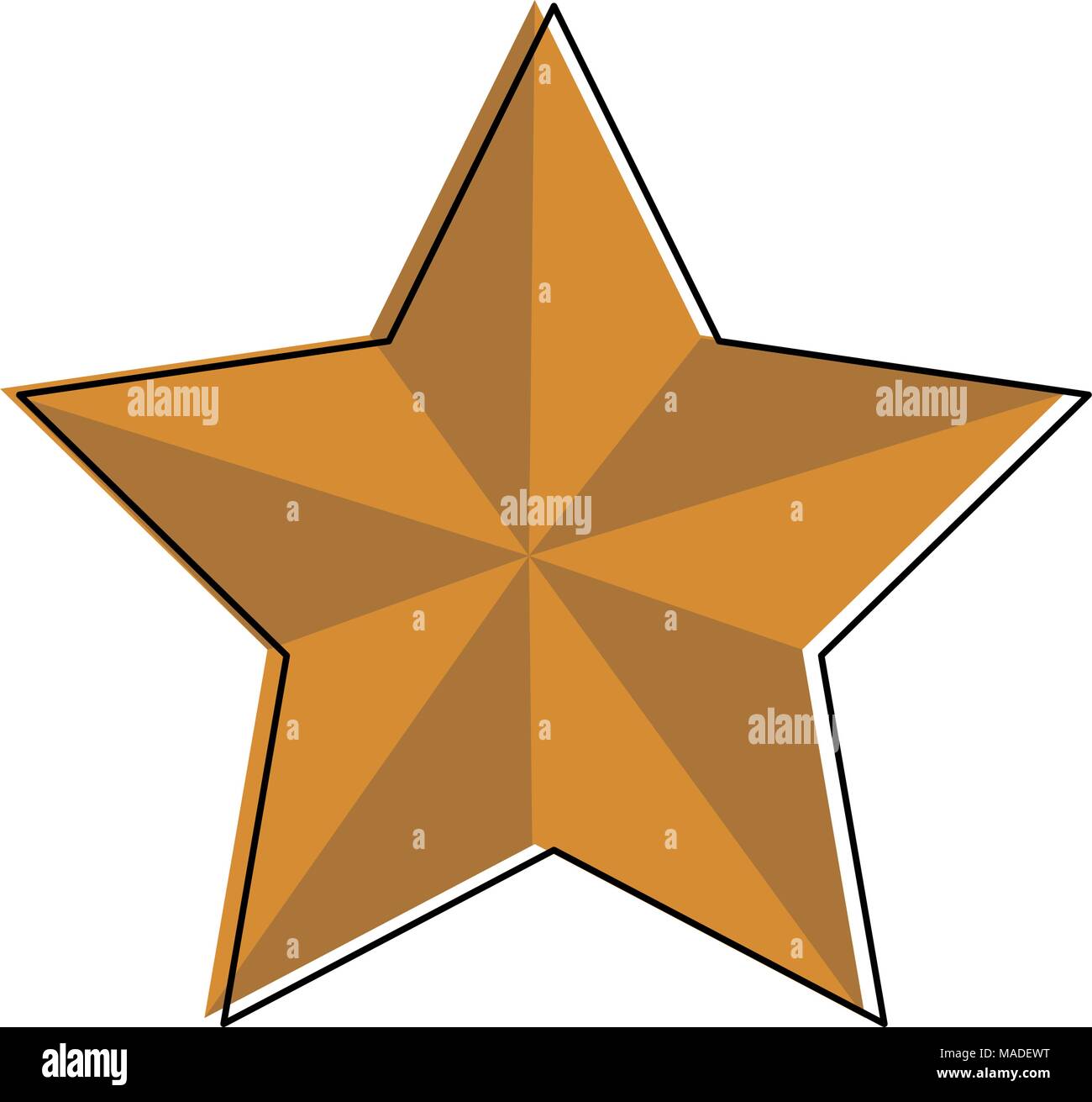 Star shape symbol Stock Vector Image & Art - Alamy