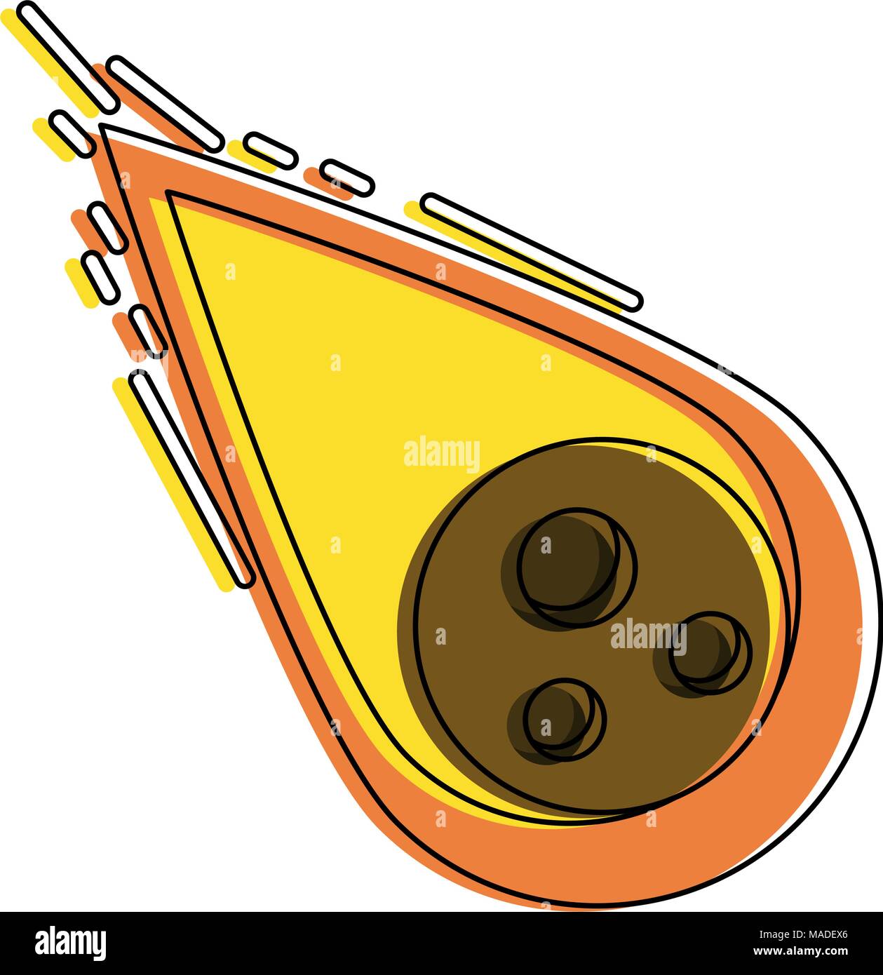 Space meteor symbol Stock Vector Image & Art - Alamy