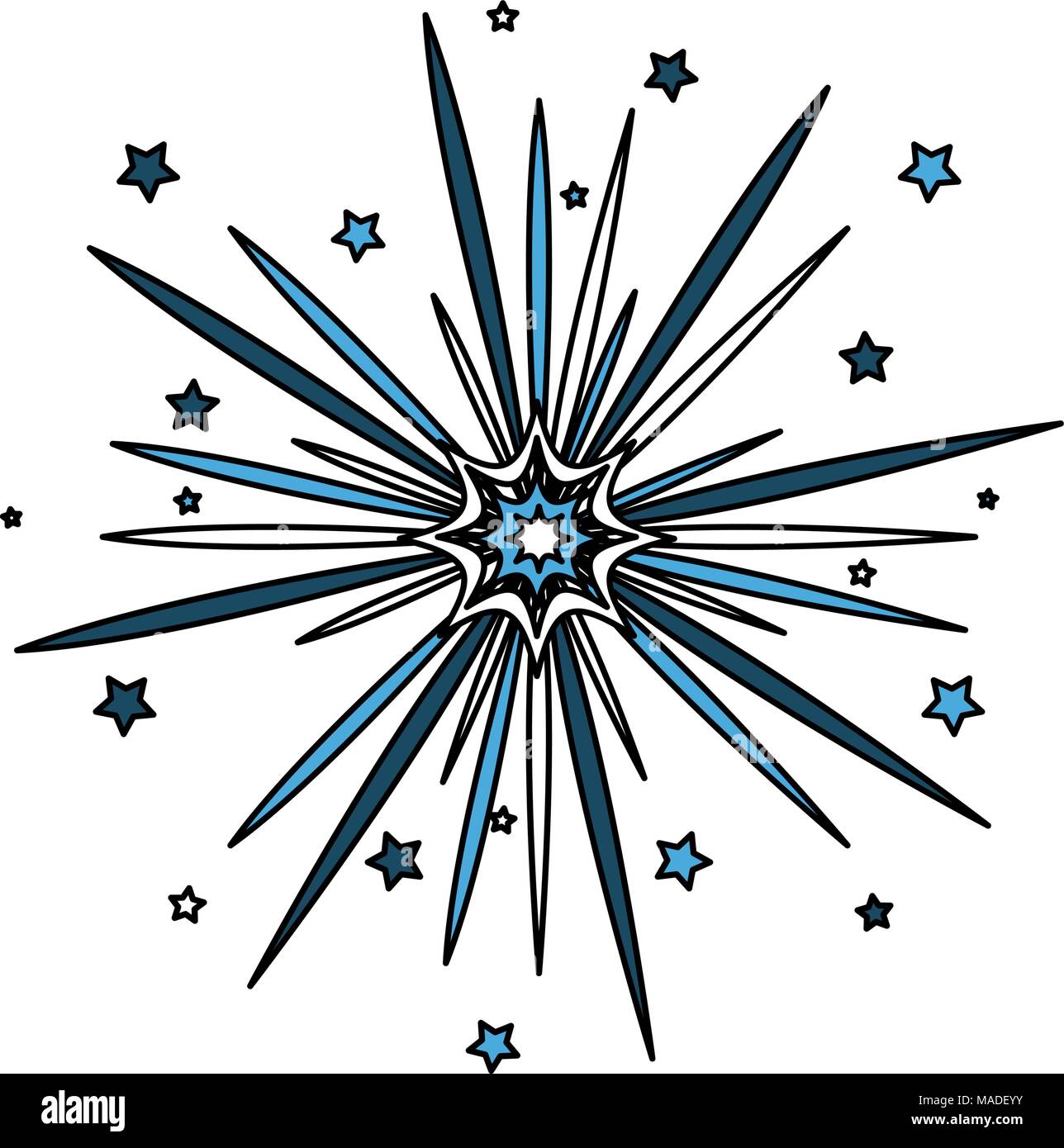 Fireworks exploding isolated Stock Vector Image & Art - Alamy