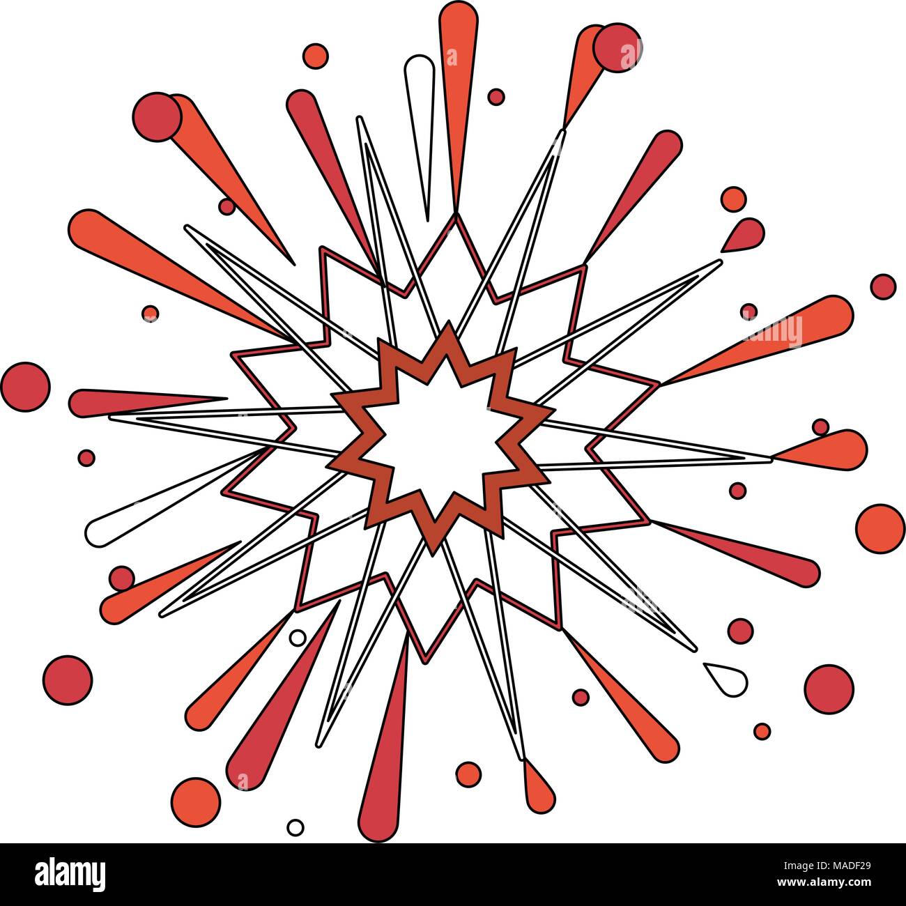 Fireworks exploding isolated Stock Vector Image & Art - Alamy