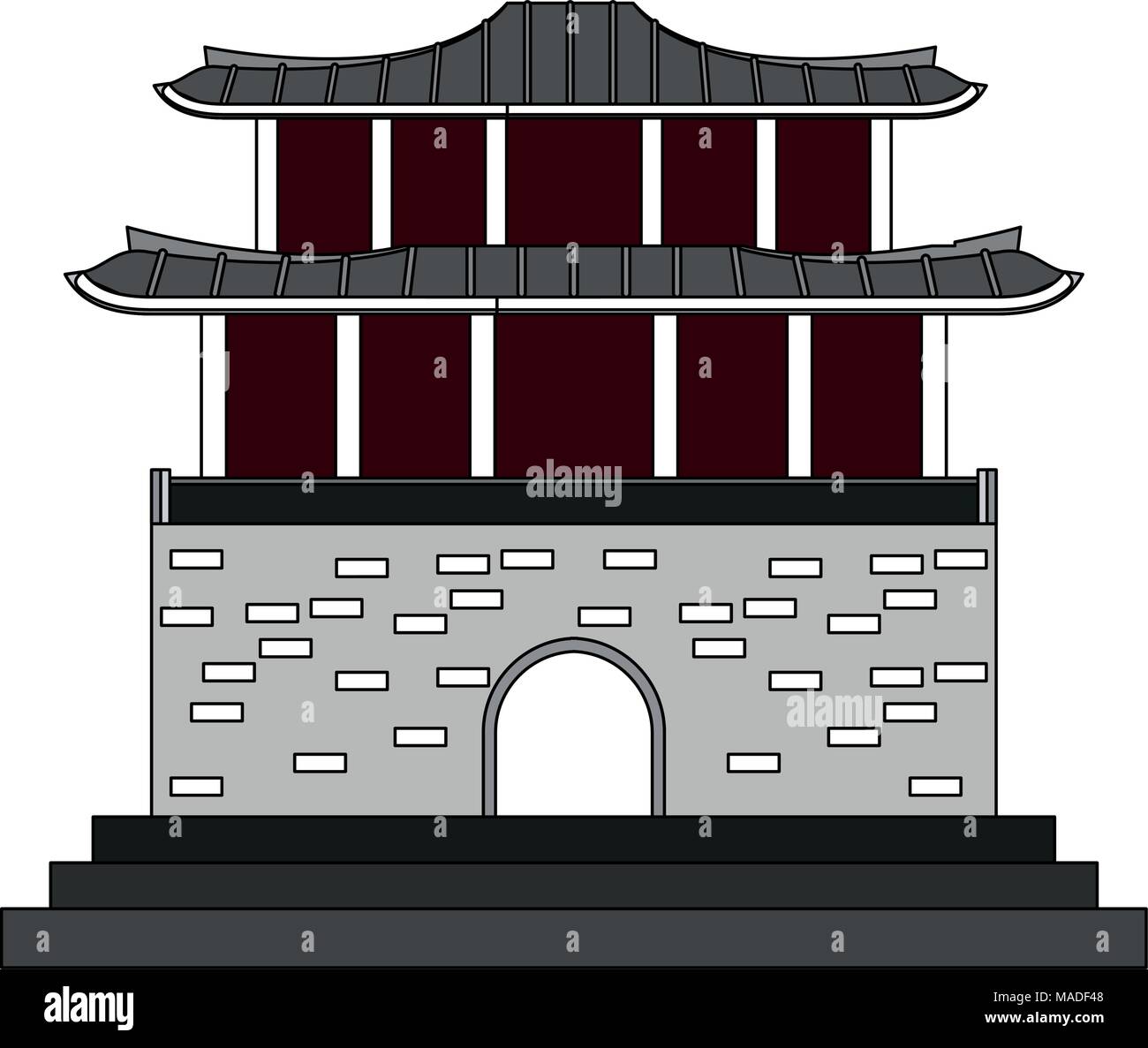 Asian palace symbol Stock Vector Image & Art - Alamy