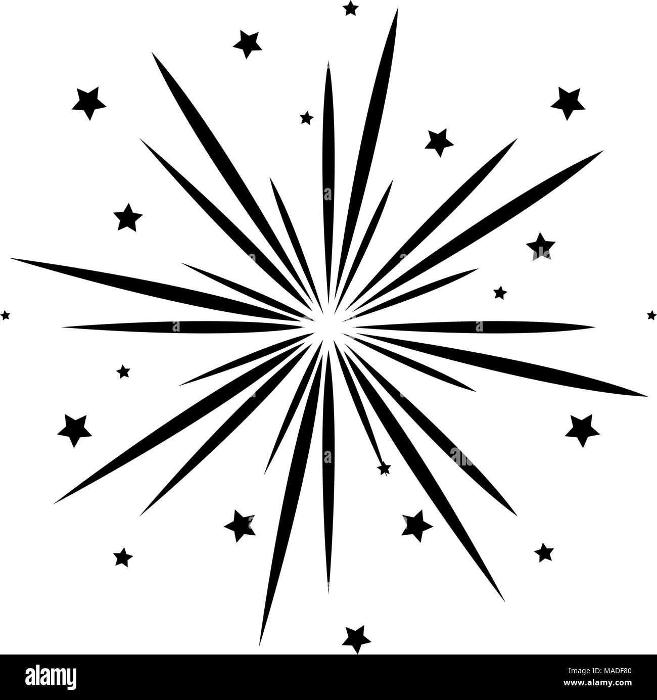 Fireworks exploding isolated Stock Vector Image & Art - Alamy