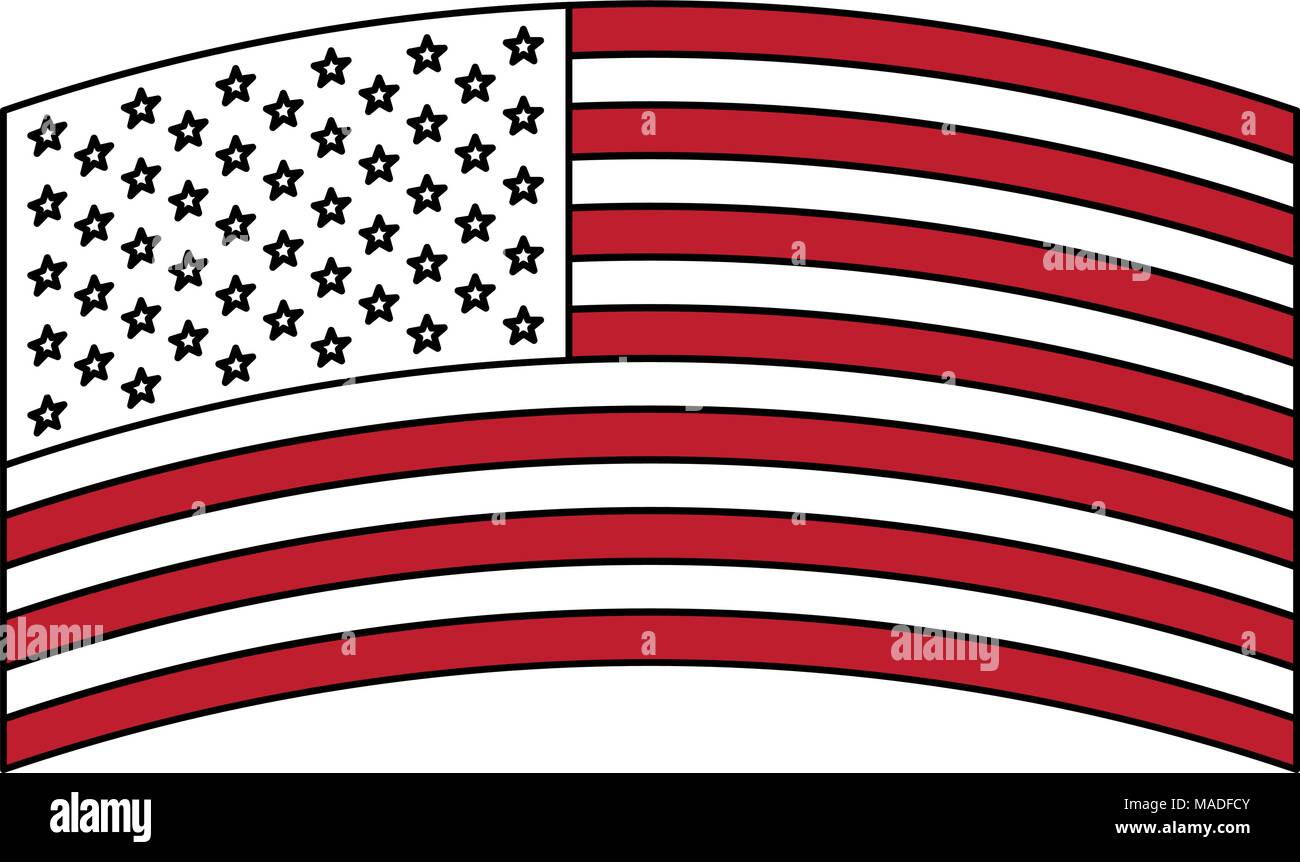 United States flag red icon Stock Vector Image & Art - Alamy