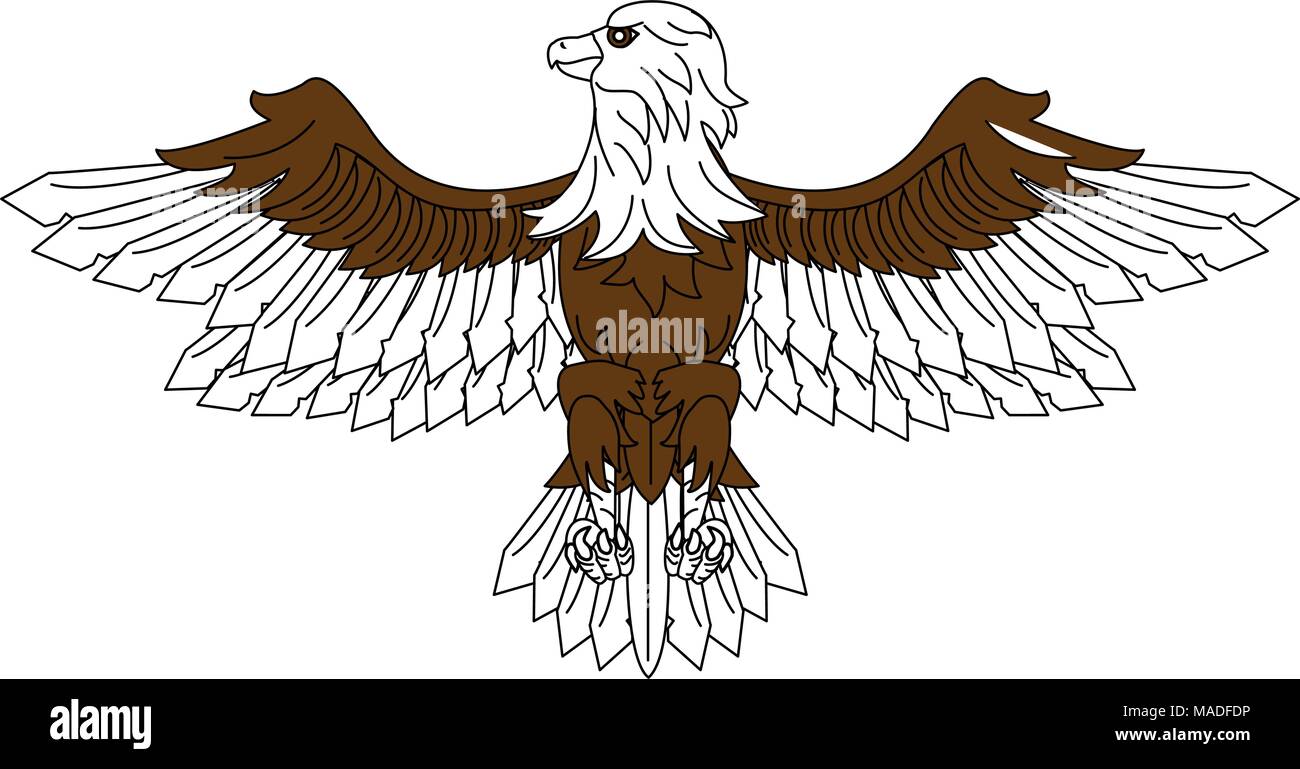 Eagle hawk symbol Stock Vector Image & Art - Alamy
