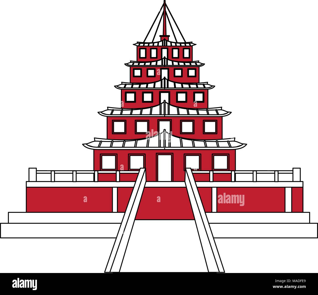 Asian palace symbol Stock Vector Image & Art - Alamy