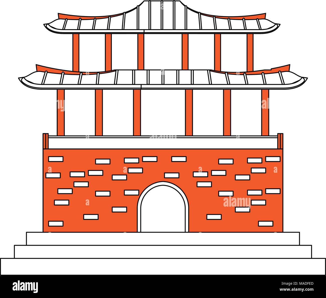 Asian palace symbol Stock Vector Image & Art - Alamy