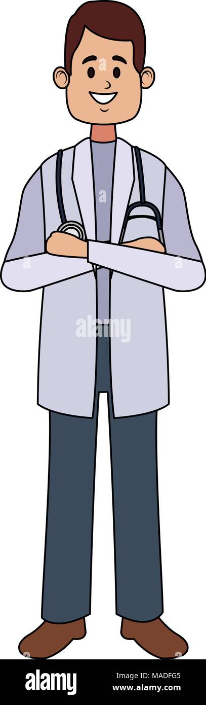 Doctor man cartoon Stock Vector Image & Art - Alamy
