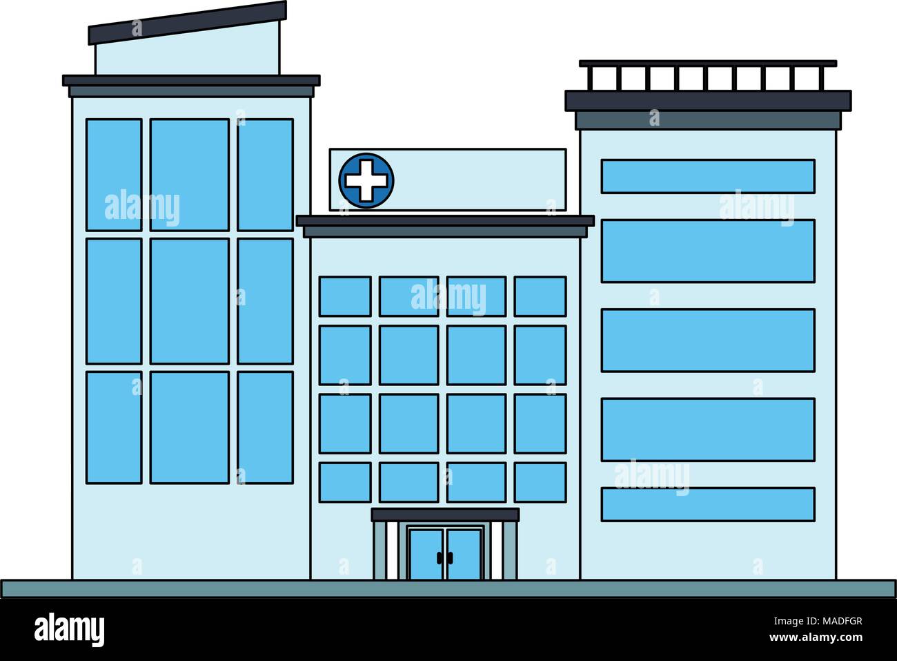 Hospital windows Stock Vector Images - Alamy
