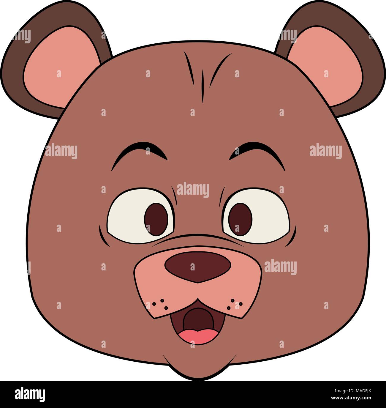 Cute bear cartoon Stock Vector Image & Art - Alamy