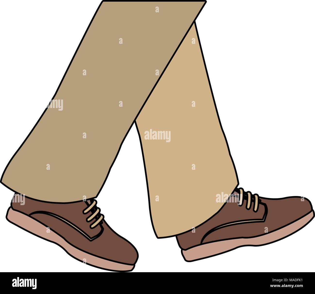 men legs walking Stock Vector Image & Art - Alamy