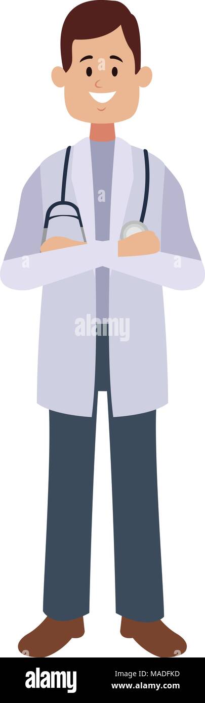 Doctor man cartoon Stock Vector Image & Art - Alamy