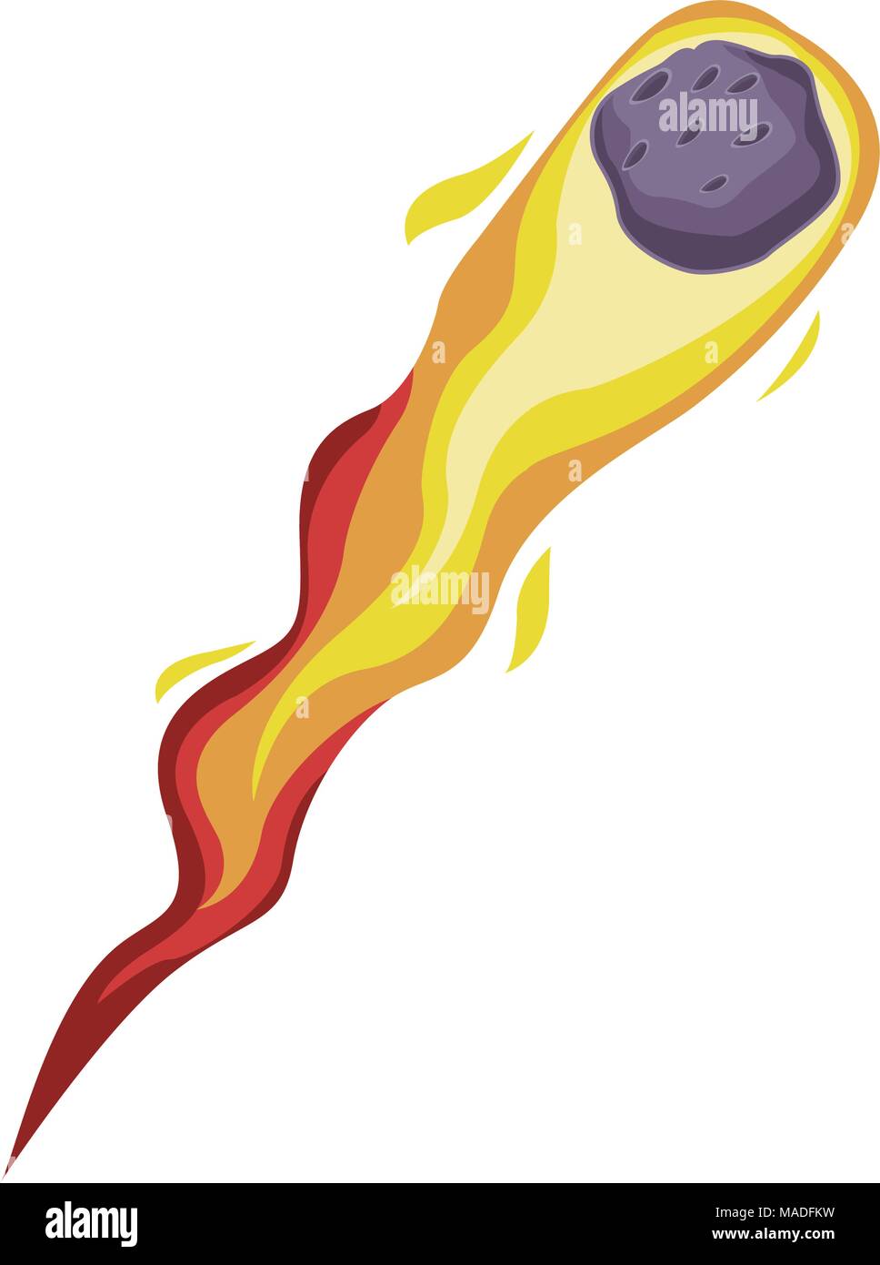 Space meteor symbol Stock Vector Image & Art - Alamy