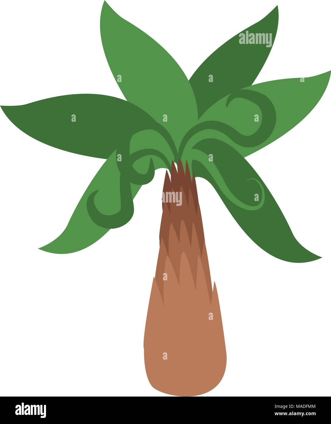 Palm tree isolated Stock Vector Image & Art - Alamy