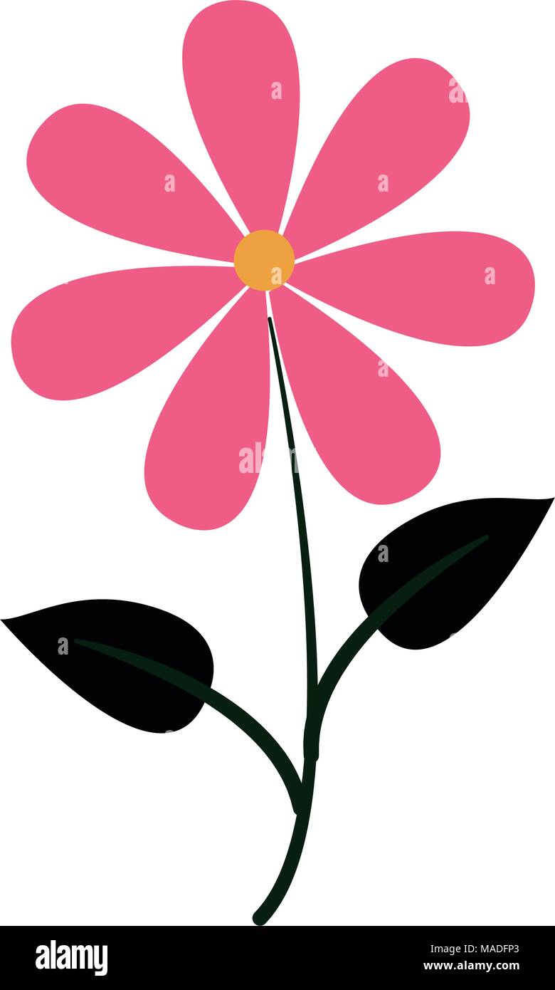 Beautiful flower cartoon Stock Vector Image & Art - Alamy