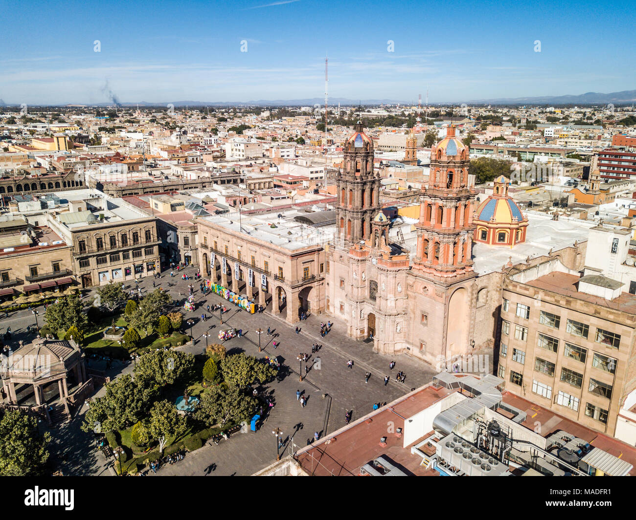 Metropolitan Cathedral of San Luis Potosí, Plaza de las Armas, San Luis ...