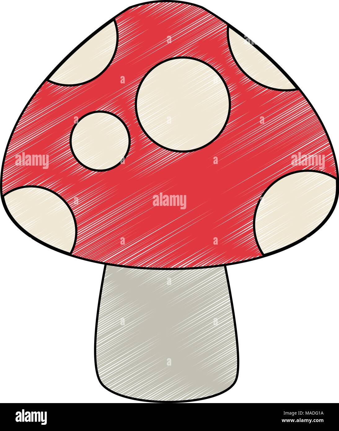 Cute fungus cartoon Stock Vector Image & Art - Alamy