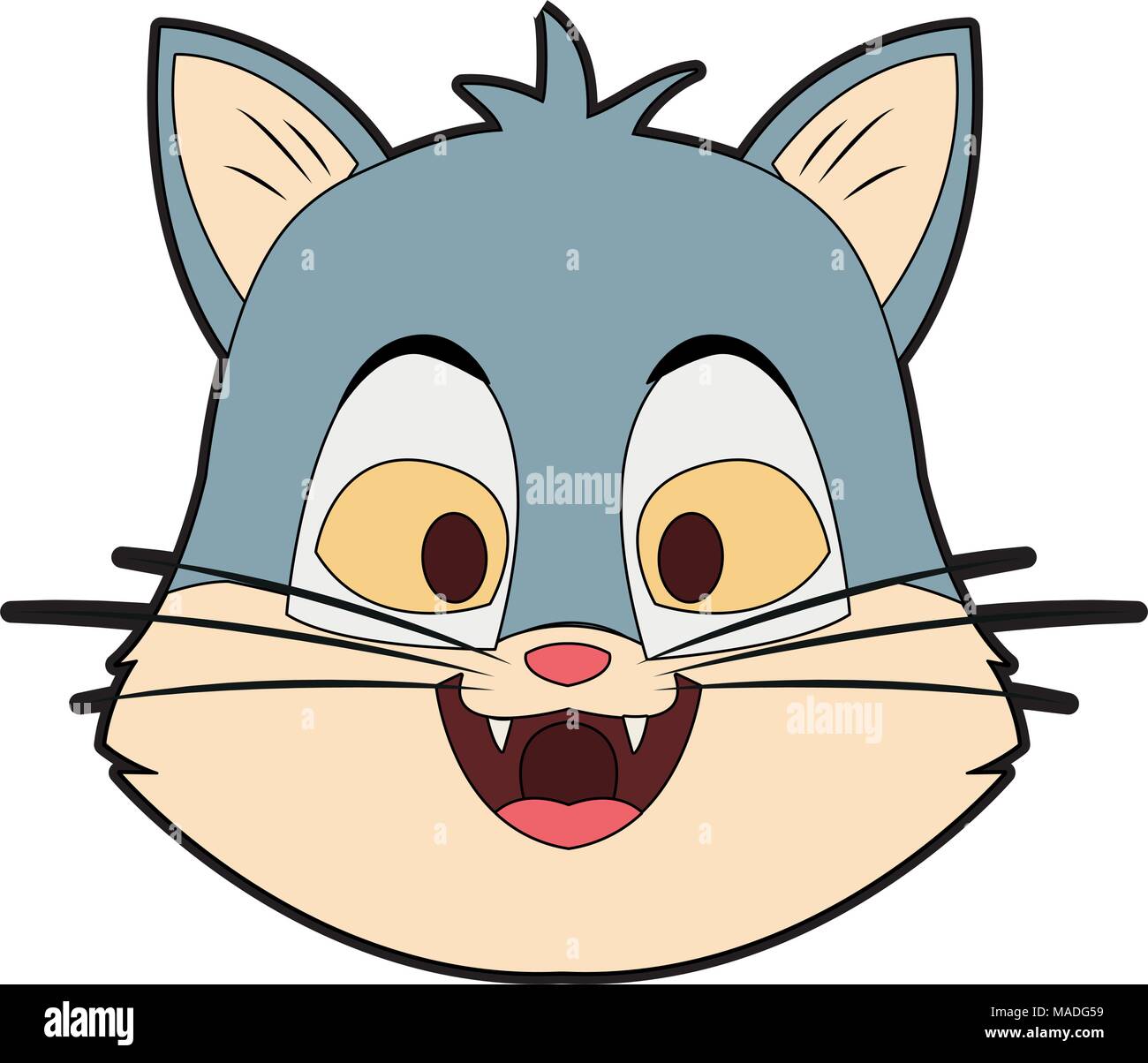Cute cat cartoon Stock Vector Image & Art - Alamy