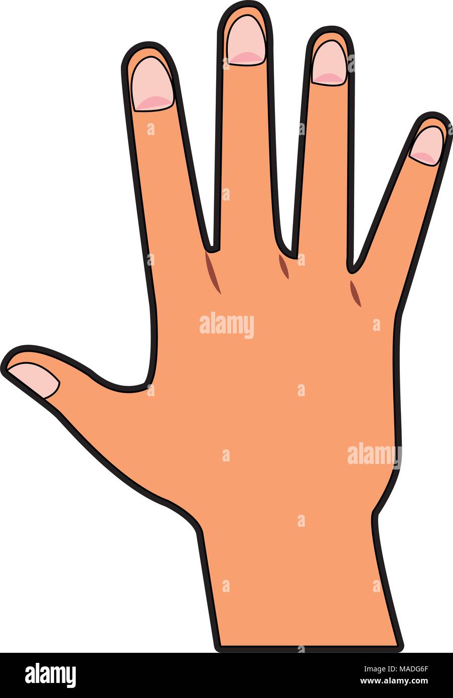 Human hand cartoon Stock Vector Image & Art - Alamy