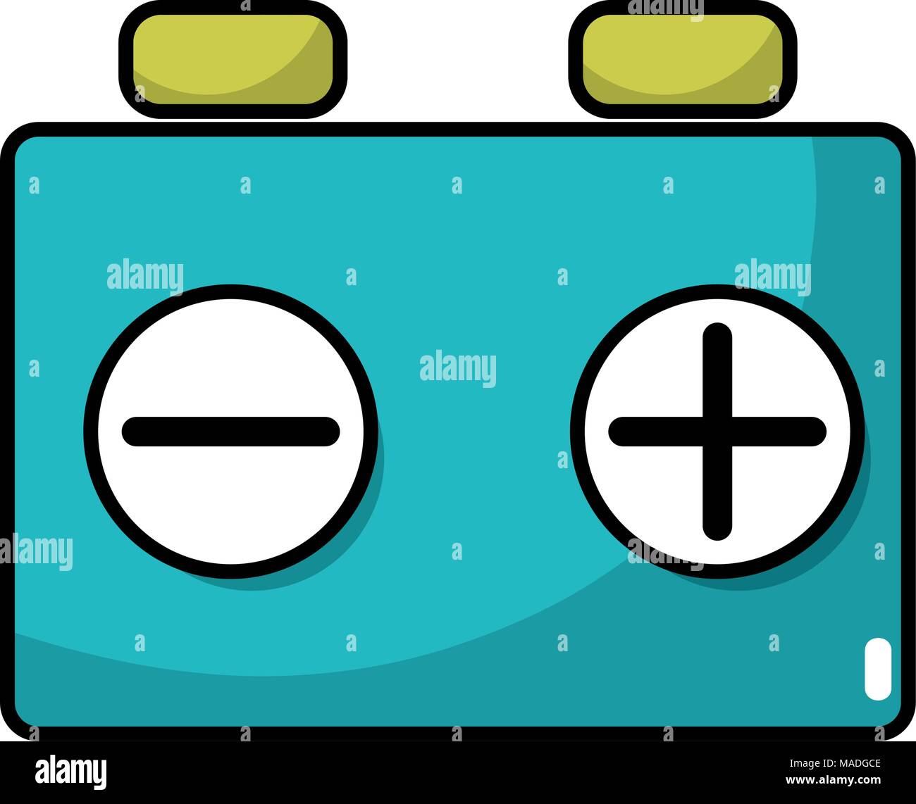 charge power energy battery technology vector illustration Stock Vector ...