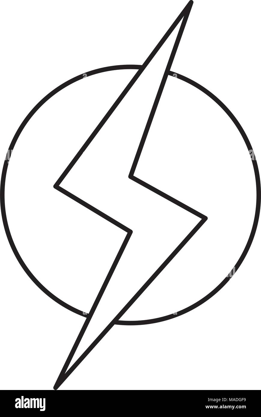 line power hazard energy to danger symbol vector illustration Stock ...