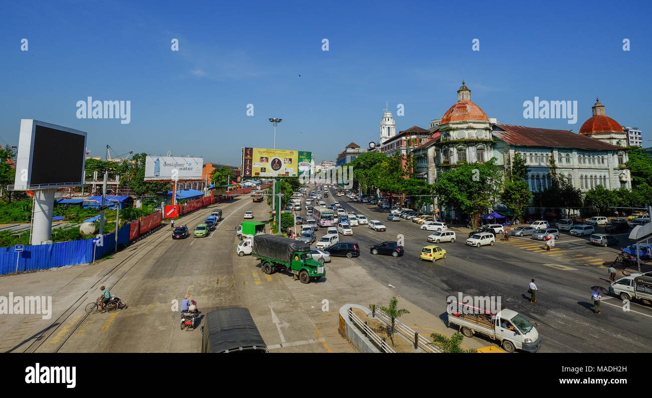 Modern Yangon City Street Life High Resolution Stock Photography and ...
