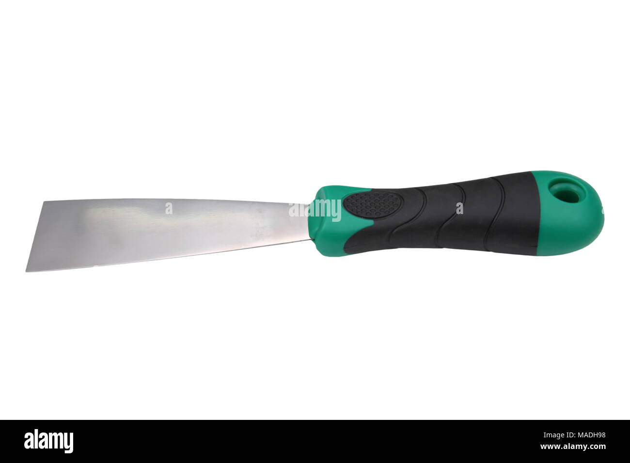 Applying putty plaster Cut Out Stock Images & Pictures - Alamy