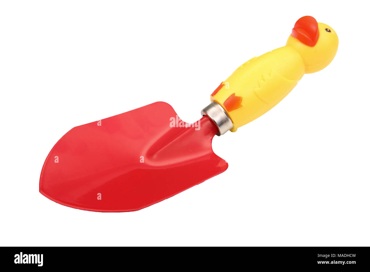 Spade made in the real pattern and designed for children's play Stock ...