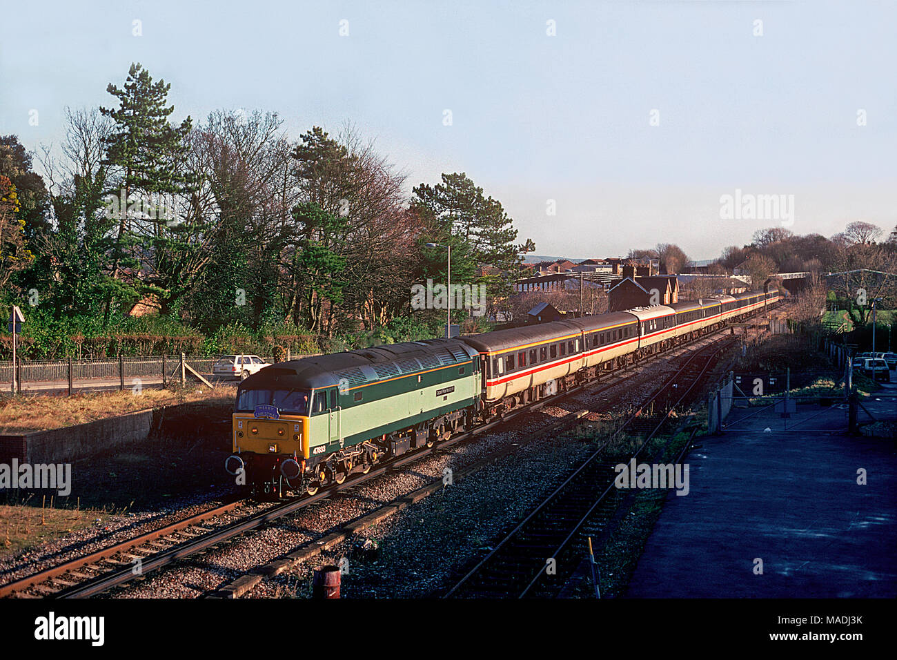A class 47 diesel locomotive number 47833 working Hertfordshire Rail ...