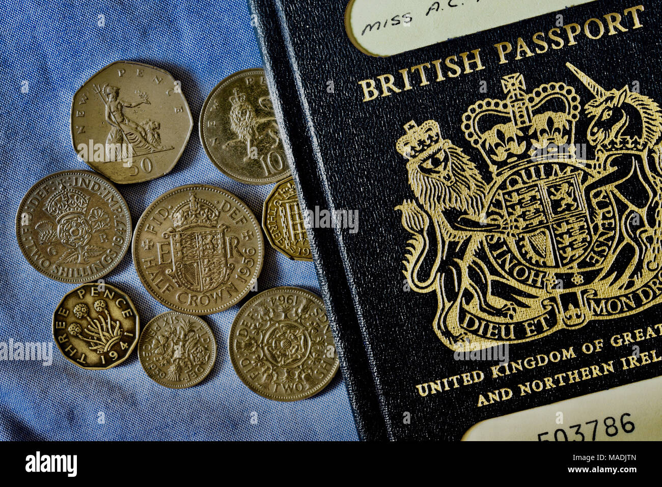 Old Uk Passport Stock Photos & Old Uk Passport Stock Images - Alamy