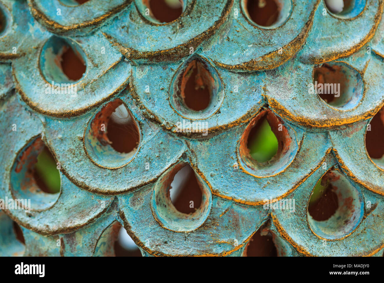 Steel statue texture Stock Photo - Alamy