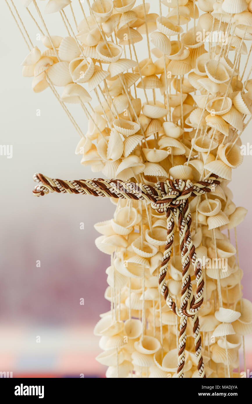 Blinds made of shells Stock Photo - Alamy